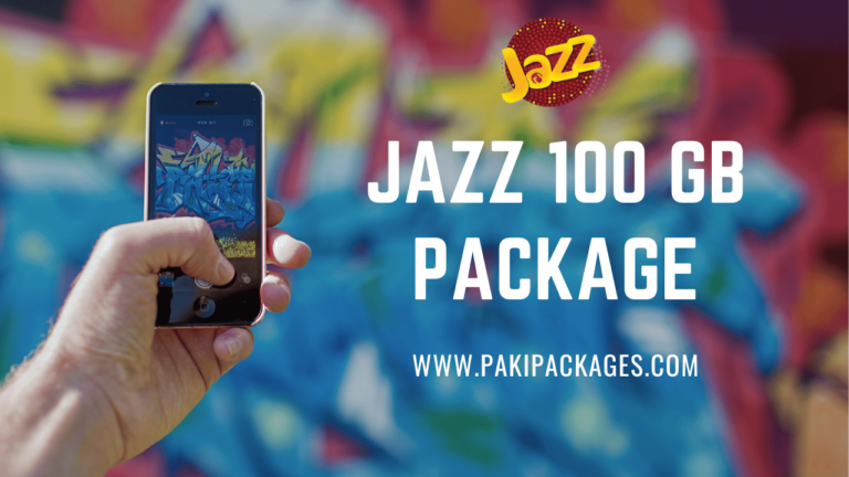 Jazz 100 GB Package: Package Price, Code & Details (2023) – PakiPackages